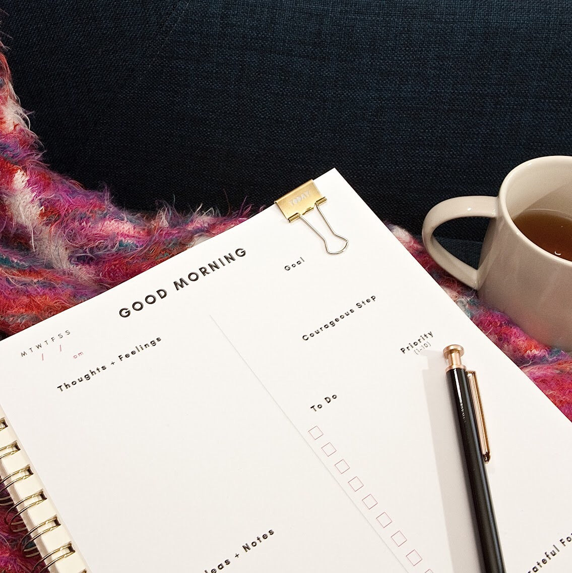 Good Morning, printable – Clarity Pages